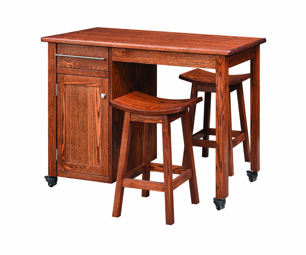 Chefs Work Station - w/ Seating Table | The Wood Carte