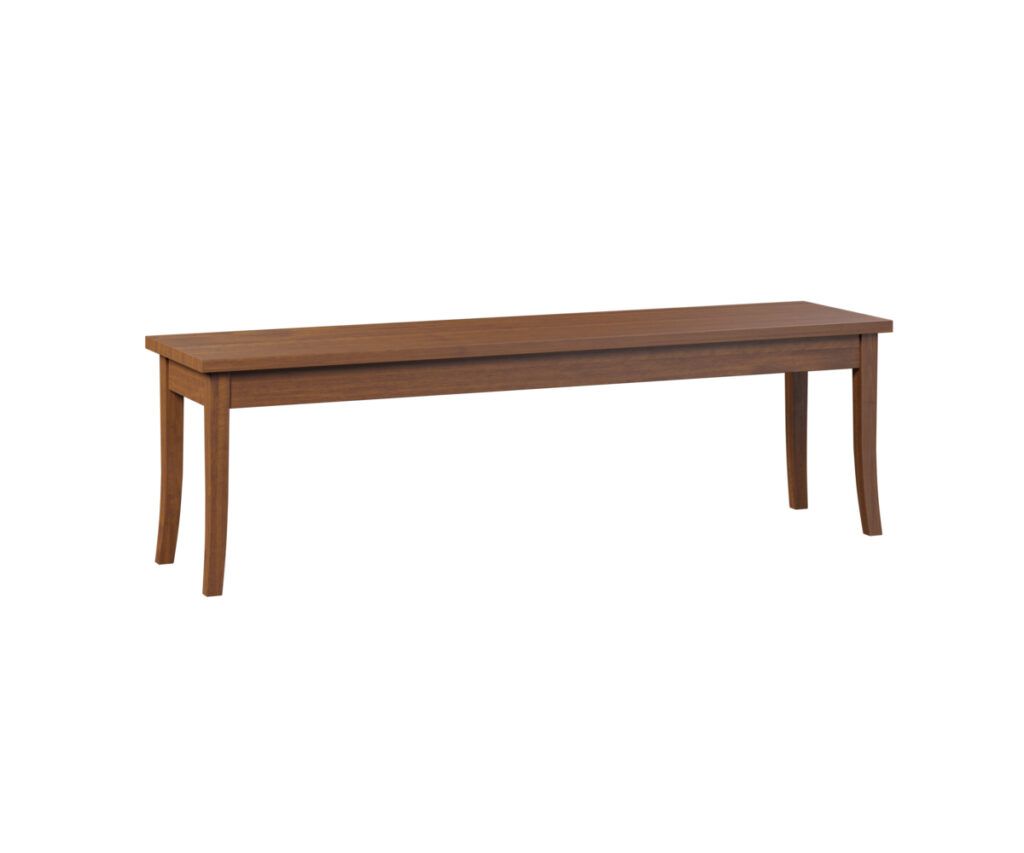Curved Shaker Leg Bench | The Wood Carte