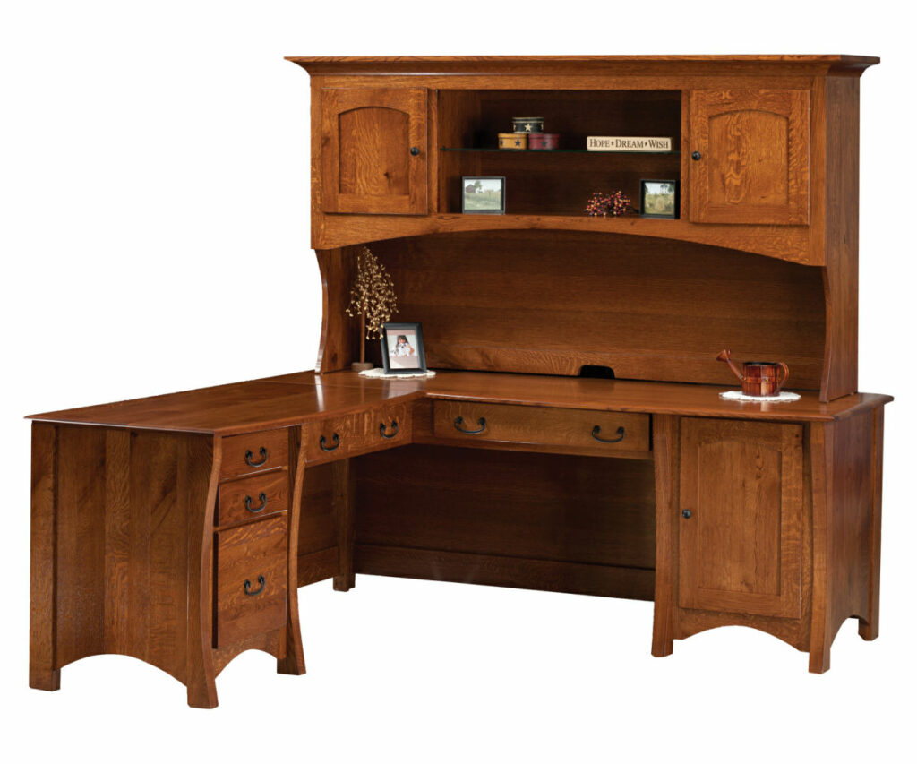 Master L Desk with Hutch | The Wood Carte Queensbury, NY