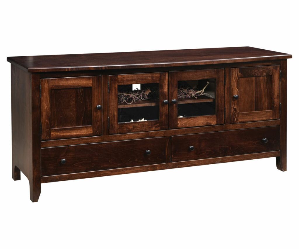 Shaker TV Stand - 70"W | The Wood Carte