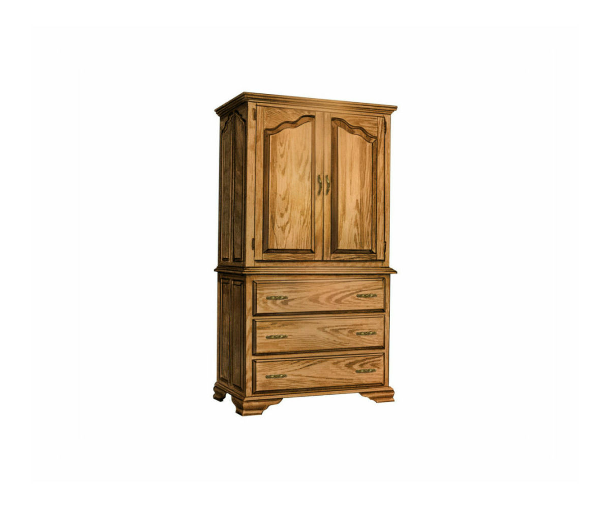 Wavy Cathedral Armoire | The Wood Carte Queensbury, NY
