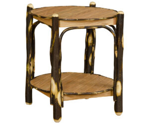 2 Tier Round Table | The Wood Carte Queensbury, NY