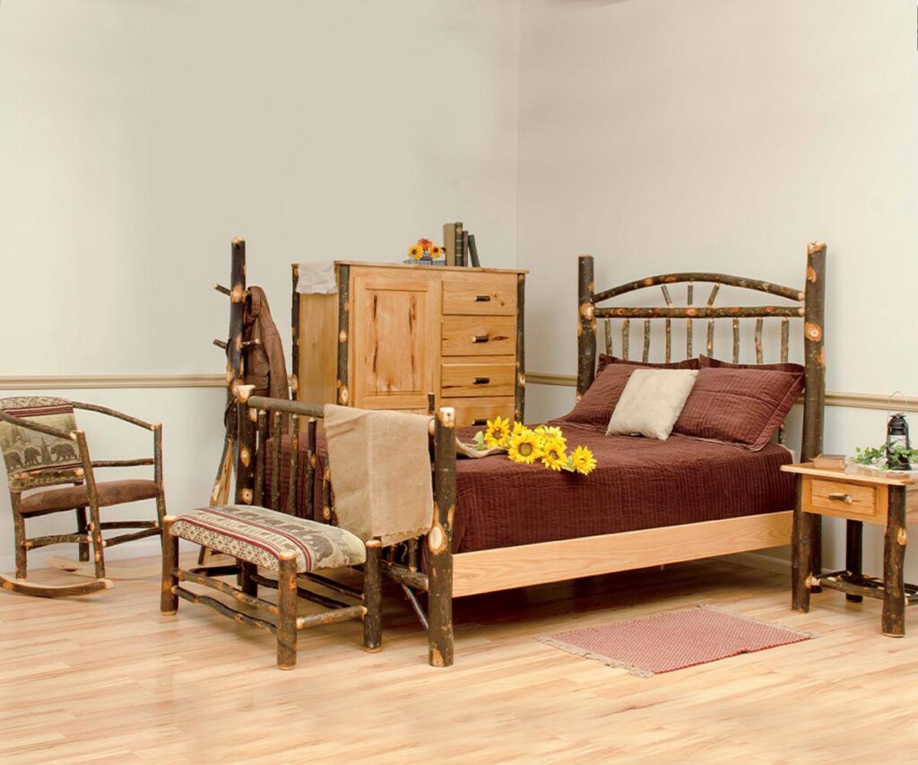 Wagon Wheel Bed | The Wood Carte Queensbury, NY