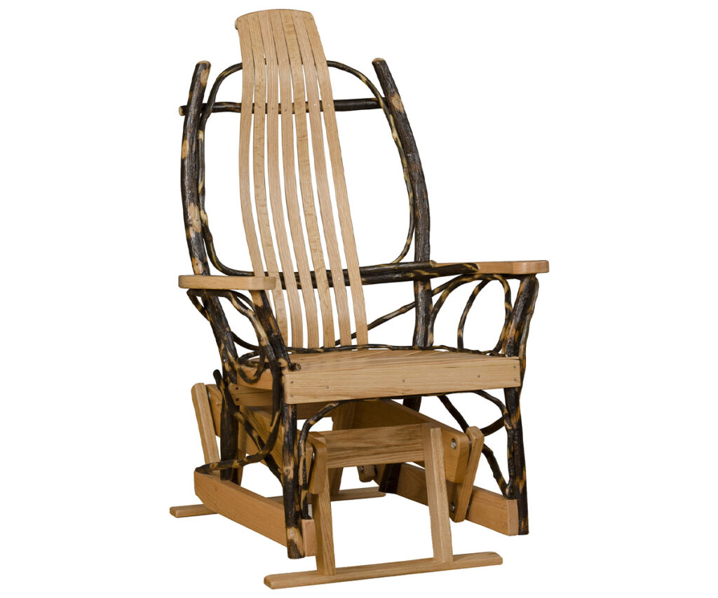 Single Glider with Oak Arms | The Wood Carte