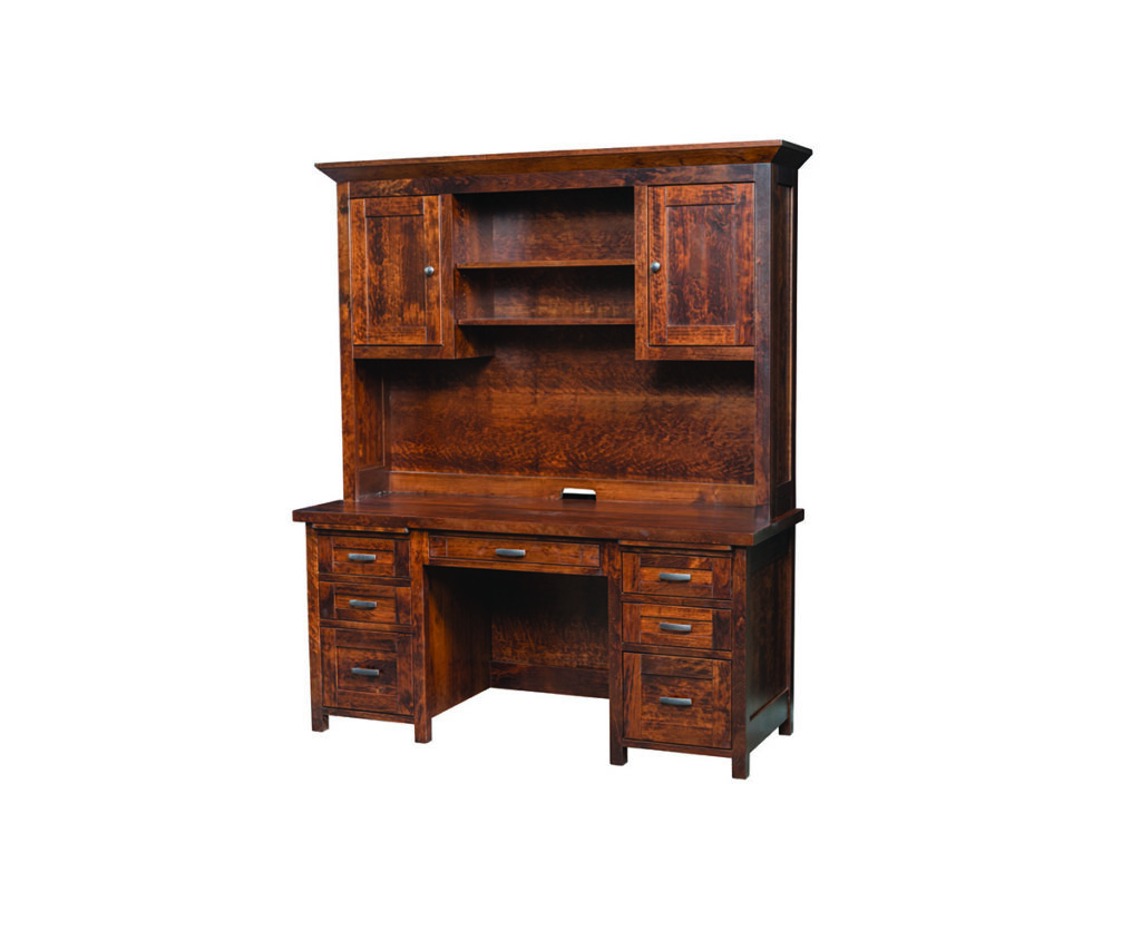 Sante Fe Desk With Hutch | The Wood Carte