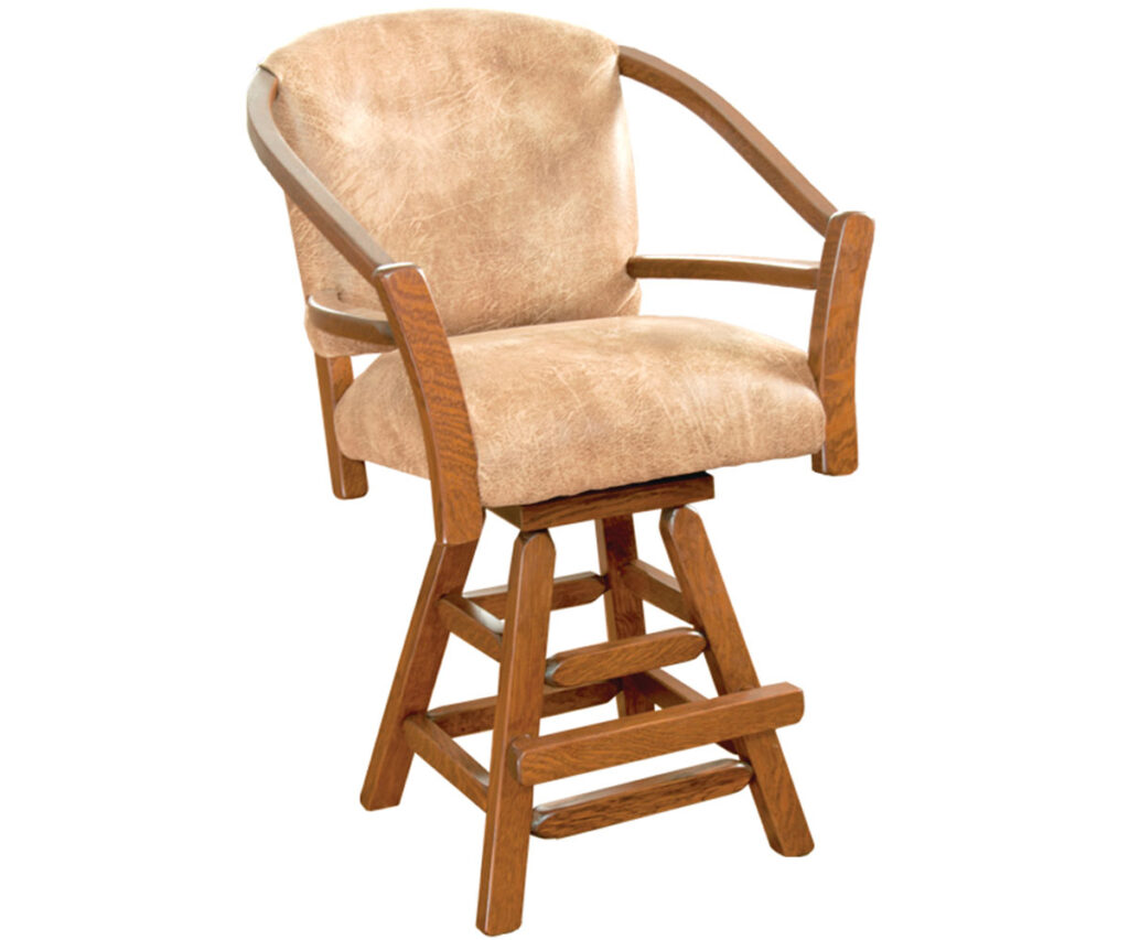 Hoop Swivel Bar Stools | The Wood Carte