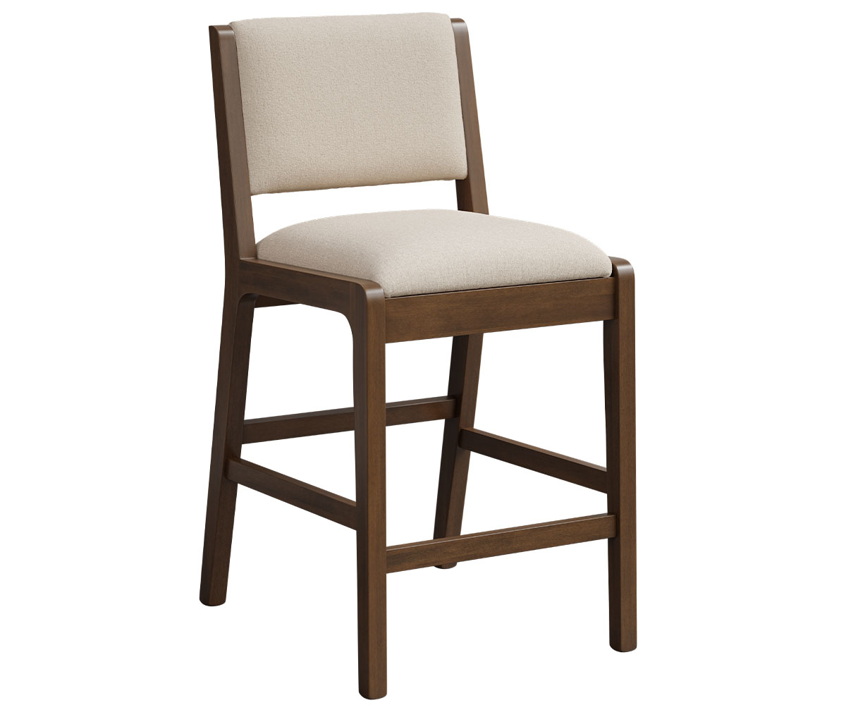 Coleman 24" Stationary Bar Chair | The Wood Carte Queensbury, NY